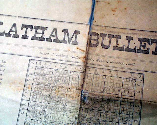 First (and only?) issue from Latham, Kansas... - RareNewspapers.com