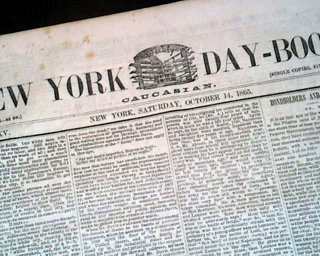 A racist newspaper on the post-war events... - RareNewspapers.com