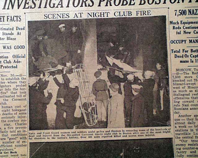 Coconut Grove club fire in 1942.... - RareNewspapers.com