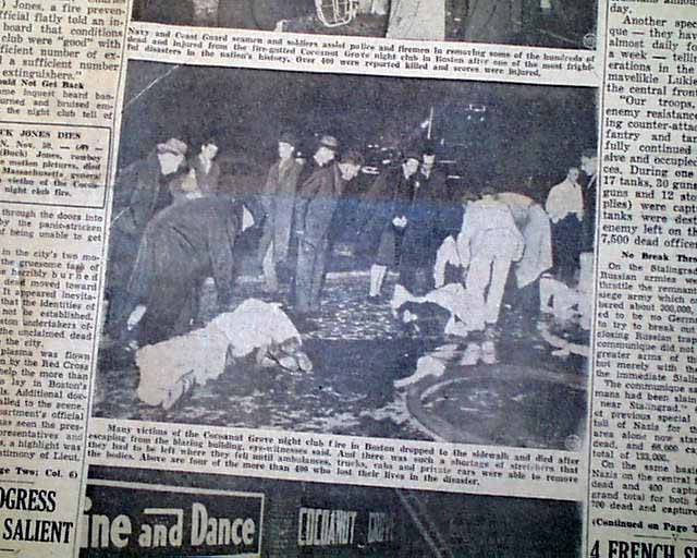 Coconut Grove club fire in 1942.... - RareNewspapers.com