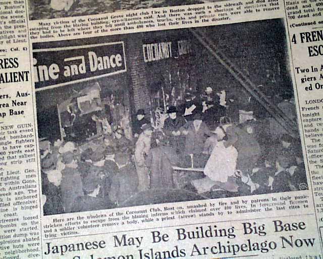 Coconut Grove club fire in 1942.... - RareNewspapers.com