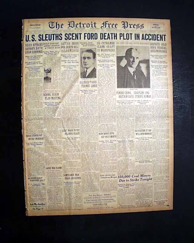 1927 Henry Ford murder attempt ?.... - RareNewspapers.com