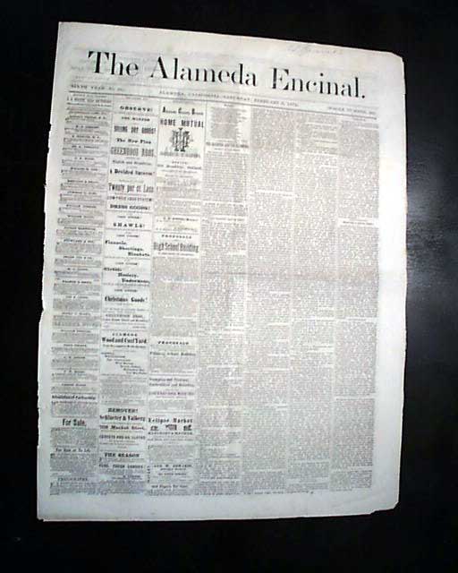 1875 Alameda, California... - RareNewspapers.com