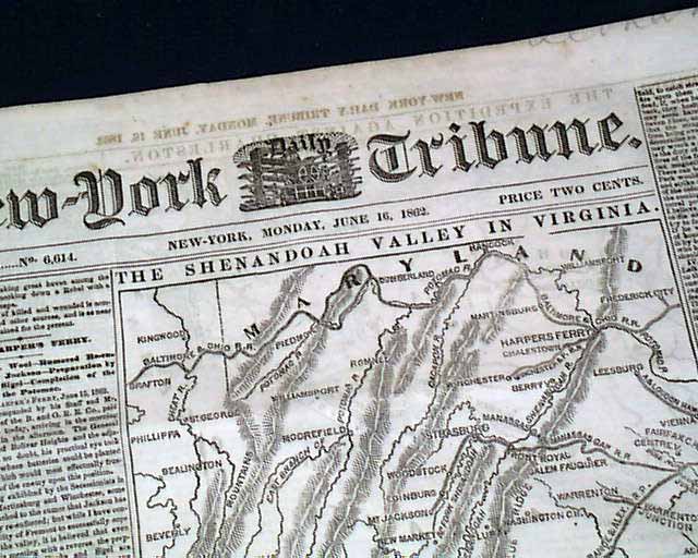 1862 Port Republic VA Civil War..... - RareNewspapers.com