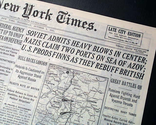 Operation Barbarossa... German invasion of Russia... Moscow ...