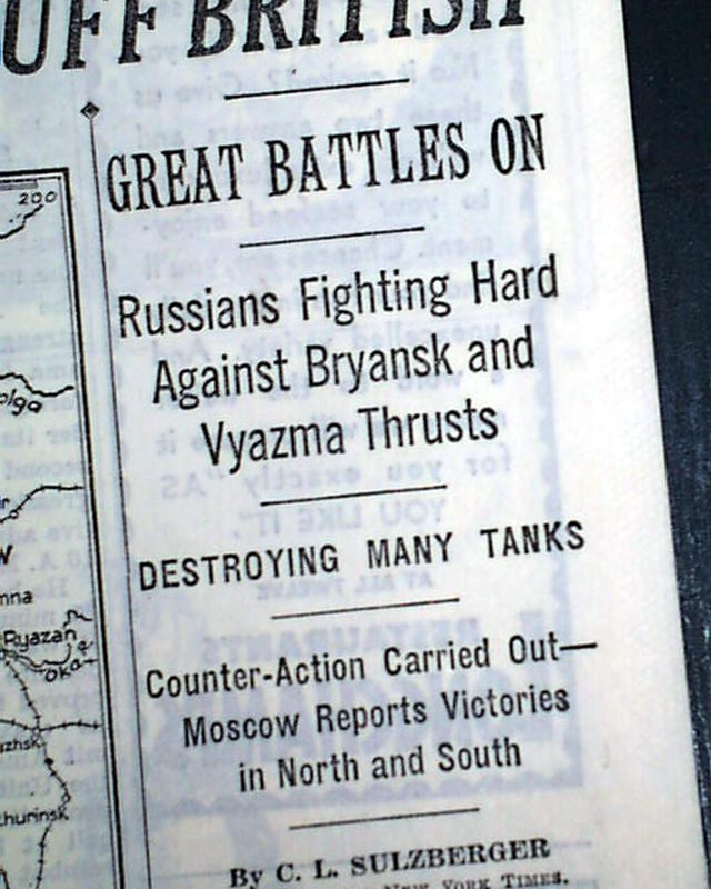 Operation Barbarossa... German invasion of Russia... Moscow ...