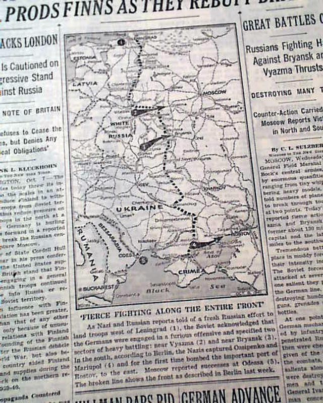 Operation Barbarossa... German invasion of Russia... Moscow ...