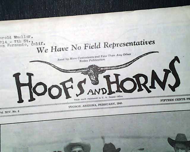 A rodeo cowboy newspaper... - RareNewspapers.com