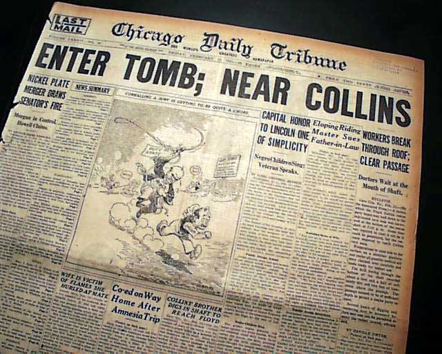 Floyd Collins trapped in Mammoth Cave.... - RareNewspapers.com