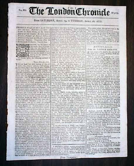 1777 Rev. War Era - RareNewspapers.com