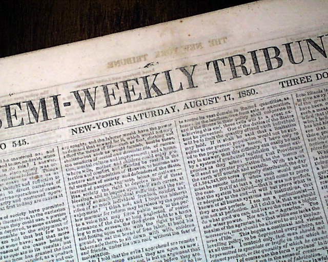 Sea serpent sighting in 1850... - RareNewspapers.com