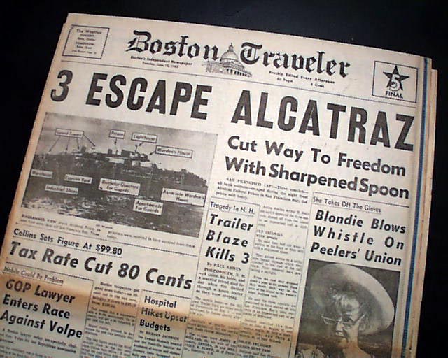 Alcatraz Escape... Basis of the Clint Eastwood movie ...