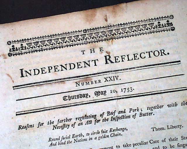 Very early, short-lived, colonial newspaper... - RareNewspapers.com