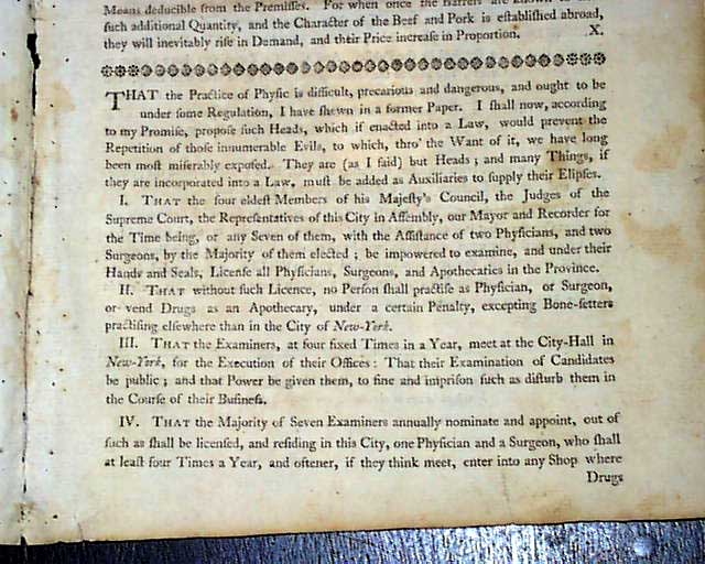 Very early, short-lived, colonial newspaper... - RareNewspapers.com