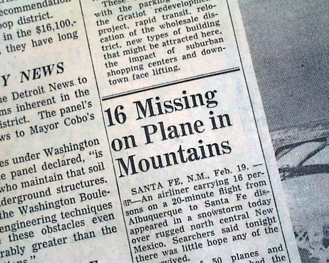 TWA flight 260 airplane crash... - RareNewspapers.com
