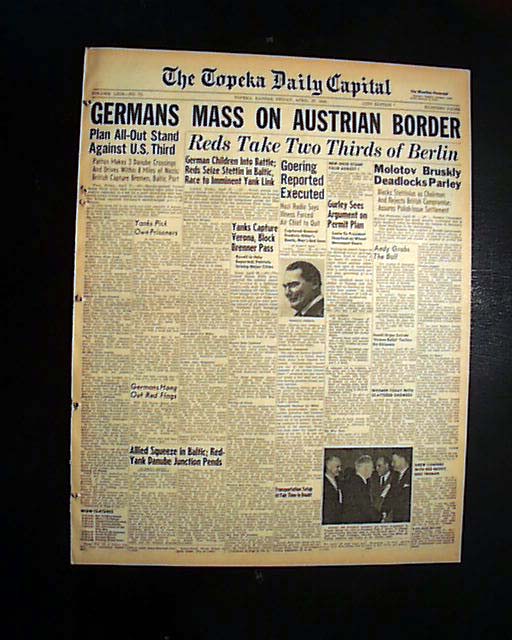 Hermann Goering's downfall... - RareNewspapers.com