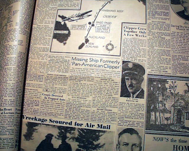 1938 Samoan Clipper crash... Ed Musick... - RareNewspapers.com
