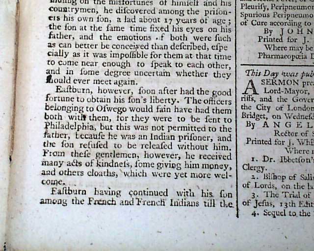Much on the French & Indian War... The famous case of Robert Eastburn's ...