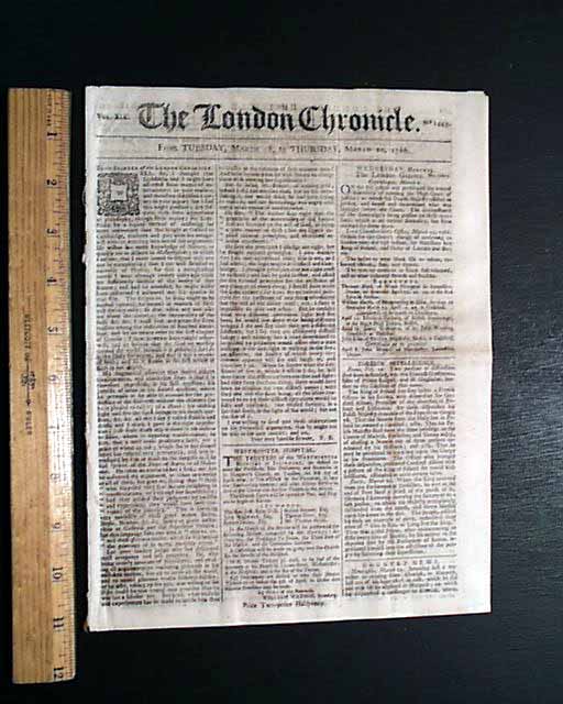 The hated Stamp Act is repealed... - RareNewspapers.com