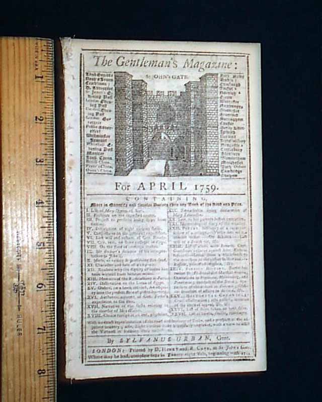 Death of composer George F. Handel... George Washington in the French ...
