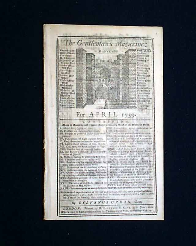 Death of composer George F. Handel... George Washington in the French ...