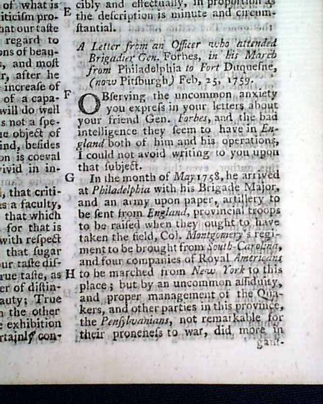 Death of composer George F. Handel... George Washington in the French ...