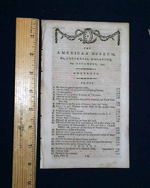 Rare opportunity for a 1700's American magazine... - RareNewspapers.com
