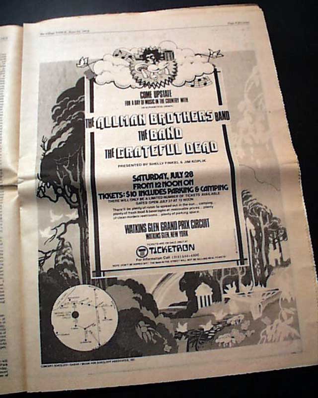 1973 Led Zeppelin MSG concert advertisement...... - RareNewspapers.com