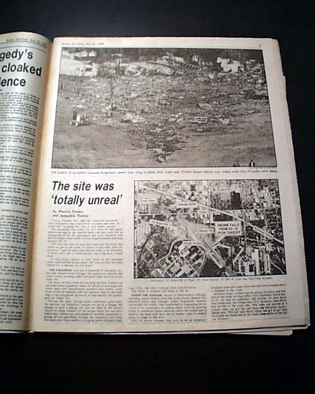 1979 Flight 191 O'Hare airplane disaster.... - RareNewspapers.com