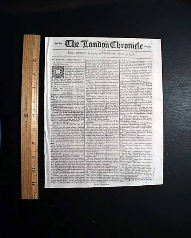 1777 Revolutionary War Era - RareNewspapers.com