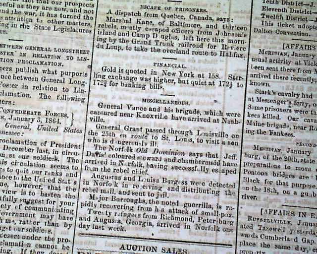 General Longstreet reacts to Lincoln's amnesty proclamation ...