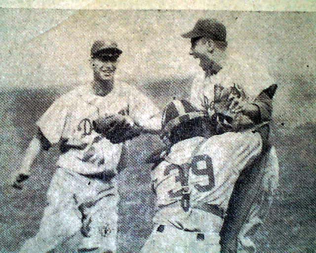 Dodgers beat the Yankees in the 1955 World Series... - RareNewspapers.com