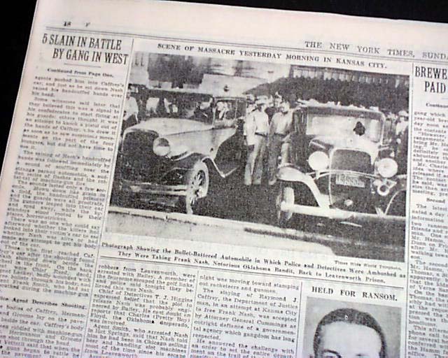 Kansas City massacre... Pretty Boy Floyd... - RareNewspapers.com