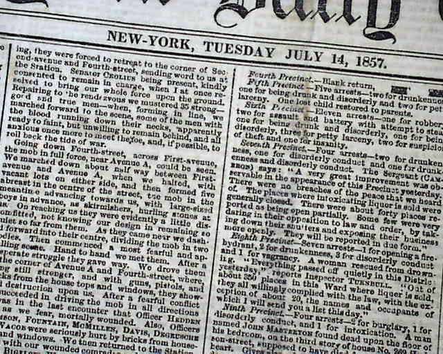 Dead Rabbits Riot... - RareNewspapers.com