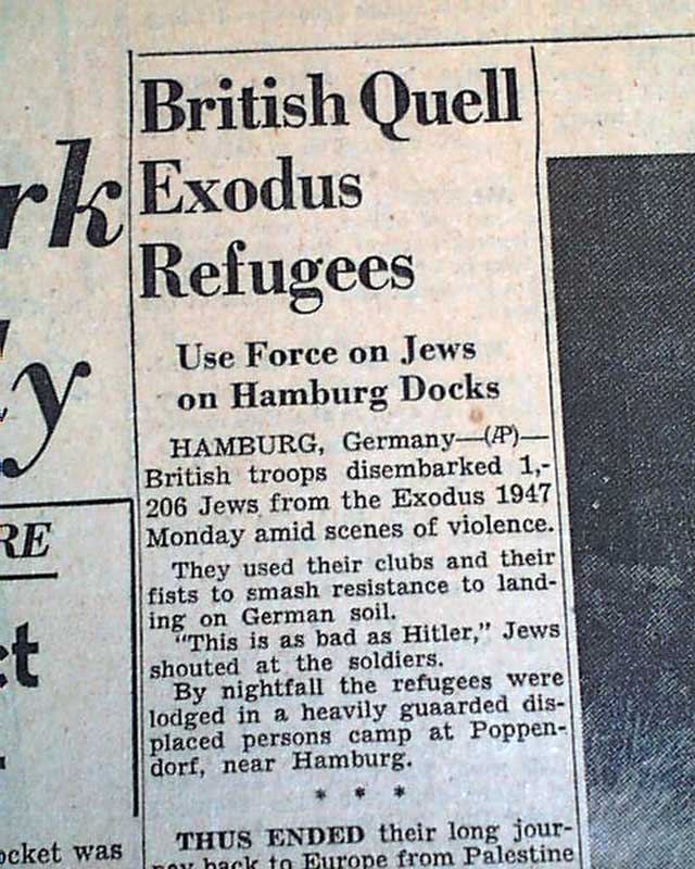 USS Midway... Operation Sandy... V-2 rocket... - RareNewspapers.com