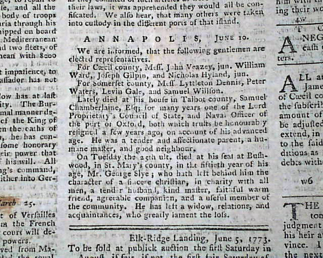 Colonial newspaper printed by a woman... - RareNewspapers.com
