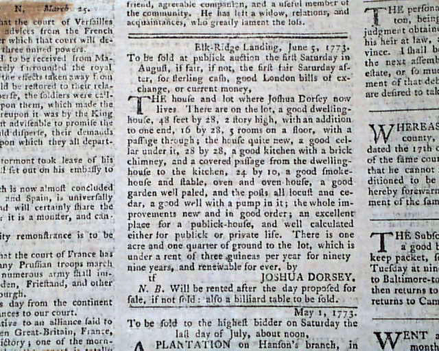 Colonial newspaper printed by a woman... - RareNewspapers.com