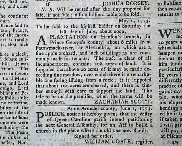 Colonial newspaper printed by a woman... - RareNewspapers.com