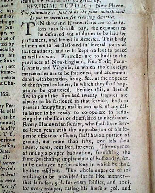 General Gage's account of the Battle of Bunker Hill... Washington ...