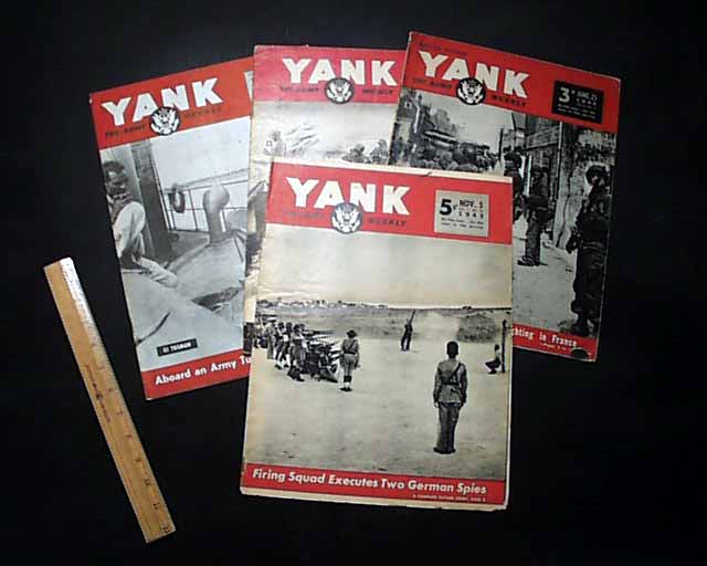 Group of 4 issues of Yank magazine... - RareNewspapers.com