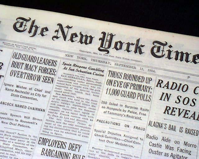 1934 Woonsocket, Rhode Island riot... - RareNewspapers.com