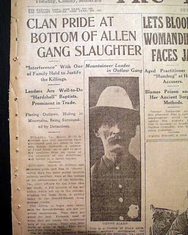 Floyd Allen... Hillsville, Virginia shootout.... - RareNewspapers.com