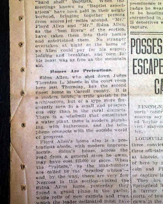 Floyd Allen... Hillsville, Virginia shootout.... - RareNewspapers.com