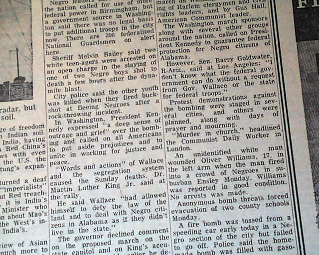 16th Street Baptist Church bombing... - RareNewspapers.com