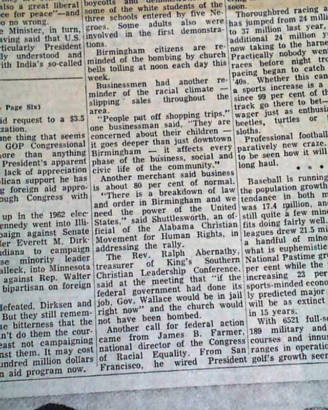 16th Street Baptist Church bombing... - RareNewspapers.com
