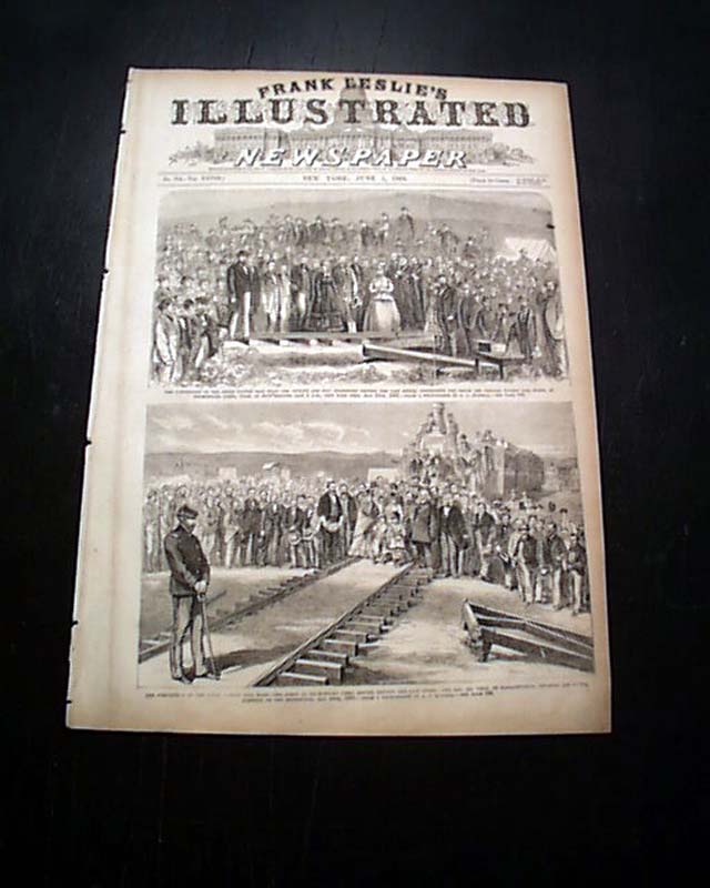 Several nice prints on the Transcontinental Railroad completion ...