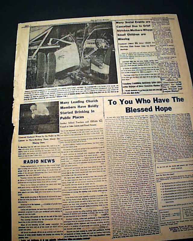 What life will be like after the Rapture... - RareNewspapers.com