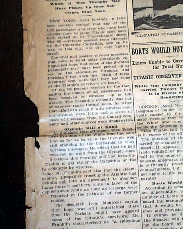 A shameless exploitation of the Titanic disaster to sell insurance ...