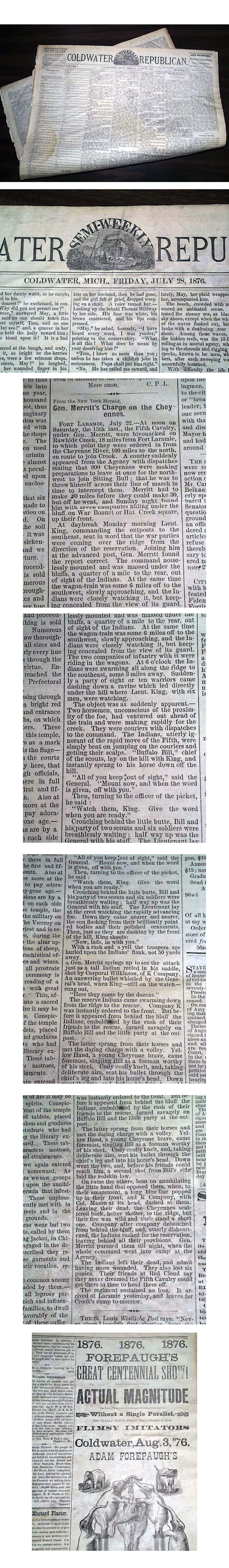 William Buffalo Bill Cody... Cheyenne Indians... - RareNewspapers.com