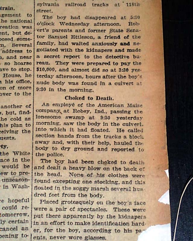 Bobby Franks murder... trial begins... - RareNewspapers.com